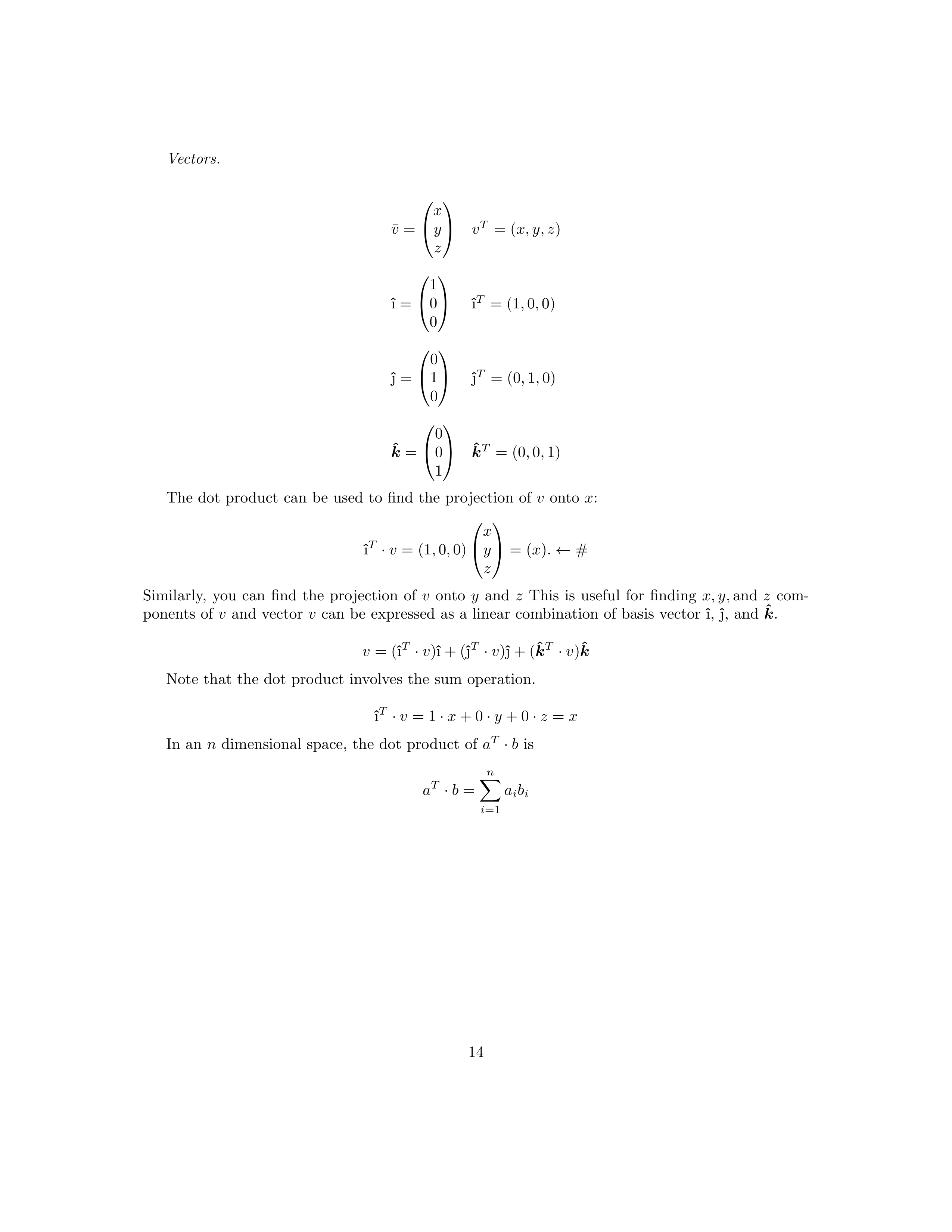 Math Prerequisites — Physical Chemistry Through Computer Simulations